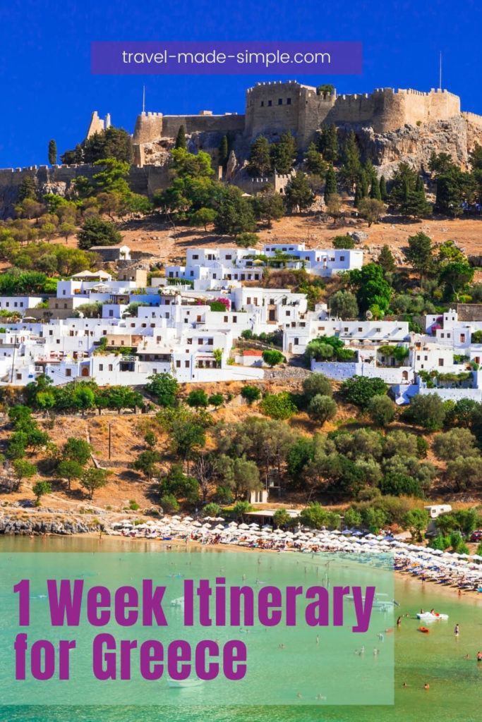 Simple Greece Itinerary: Ideas for Planning One Week in Greece - Travel ...