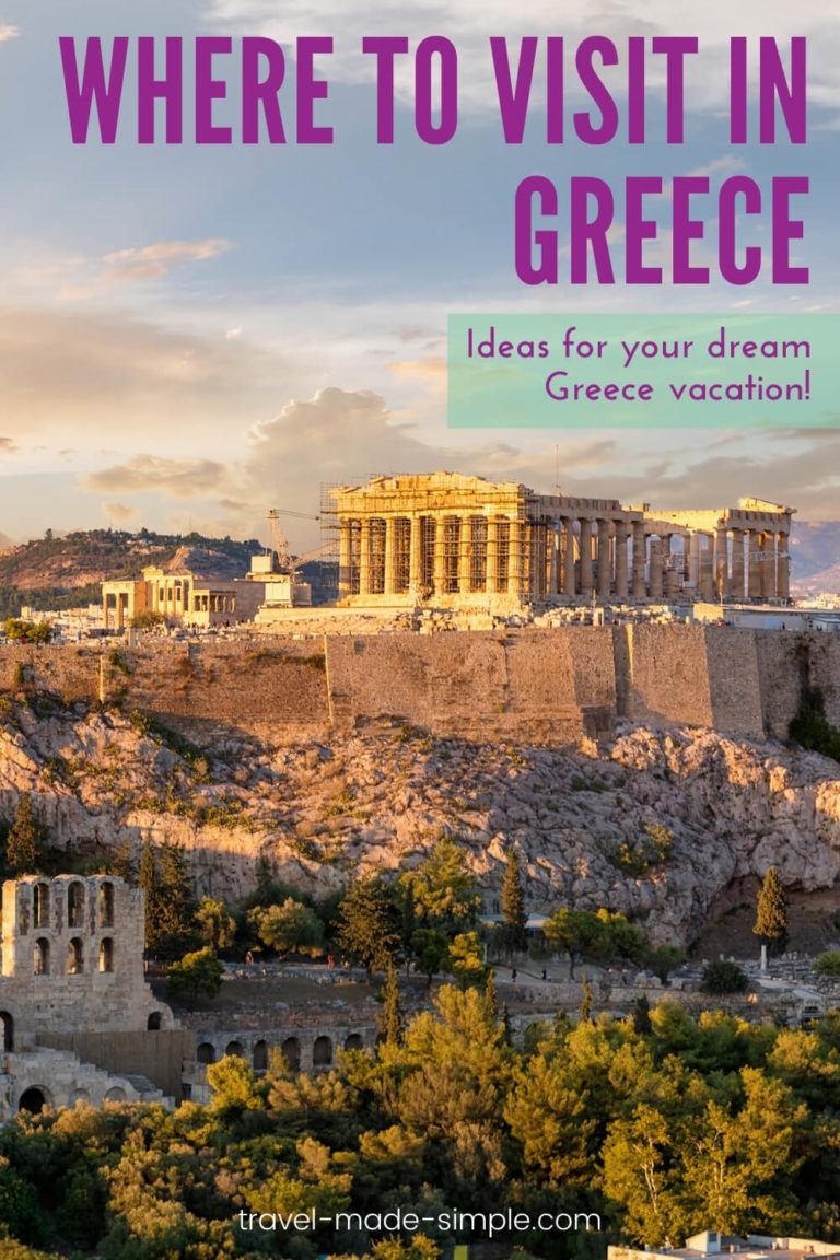 Simple Greece Itinerary: Ideas for Planning One Week in Greece - Travel ...