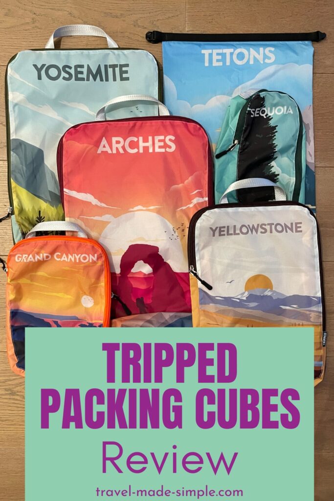 TRIPPED Travel Gear Packing Cubes Review - Travel Made Simple